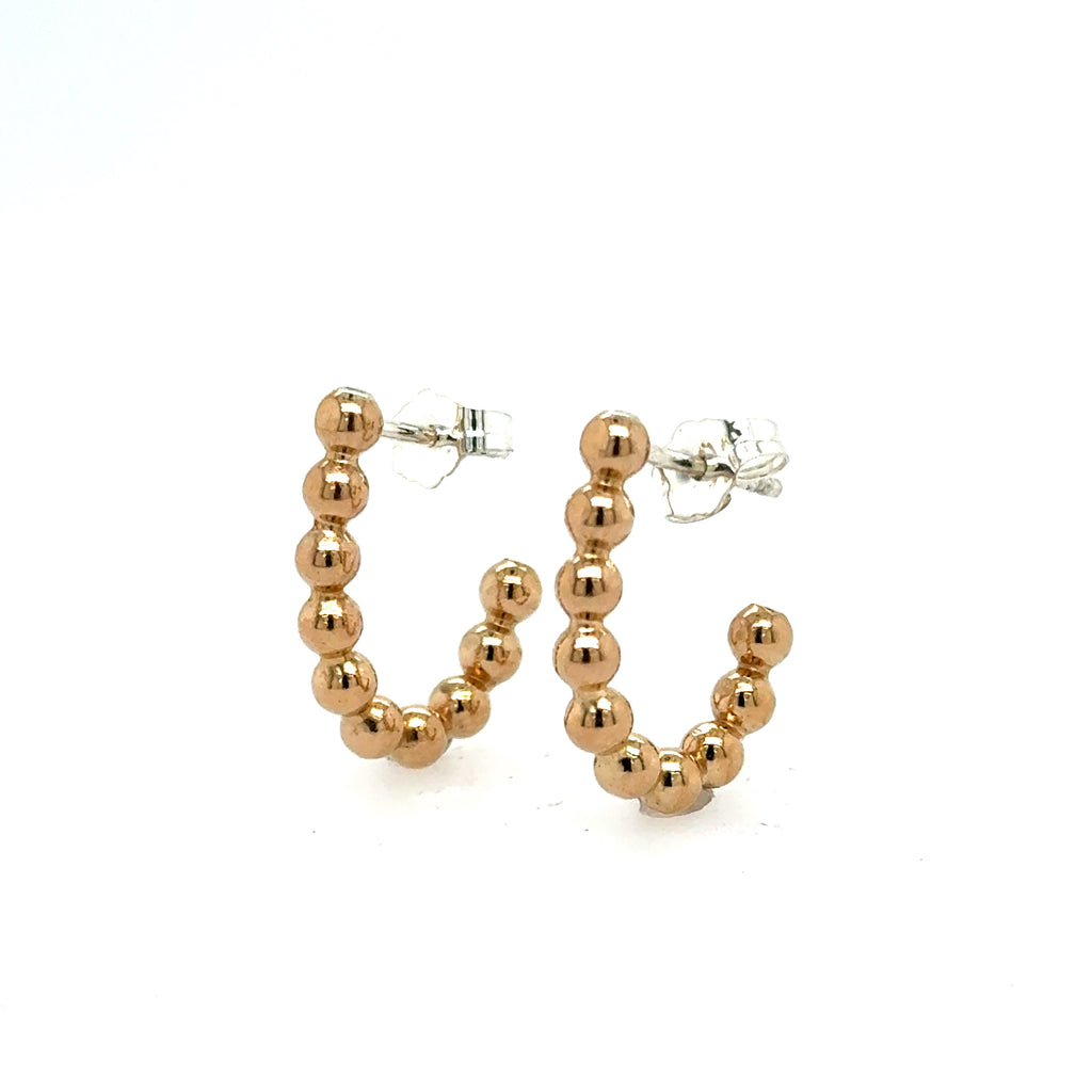 Modern Pulse Huggie Earrings – Dana Reed Designs