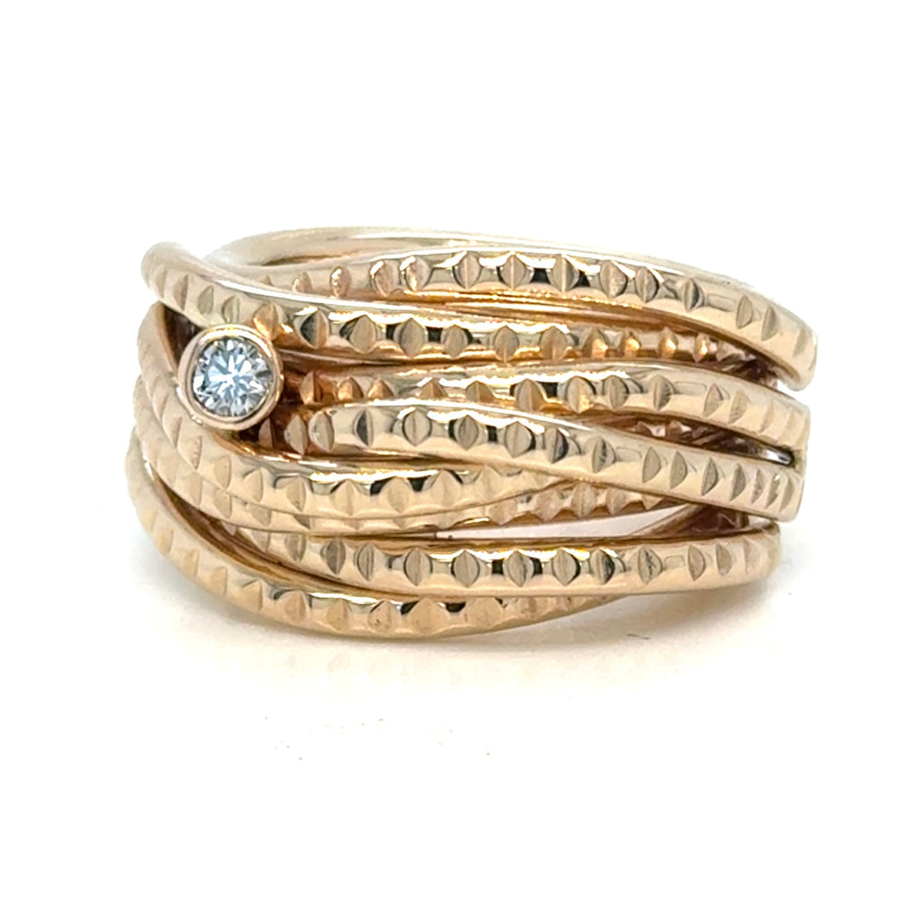 14k entwined ring – Dana Reed Designs