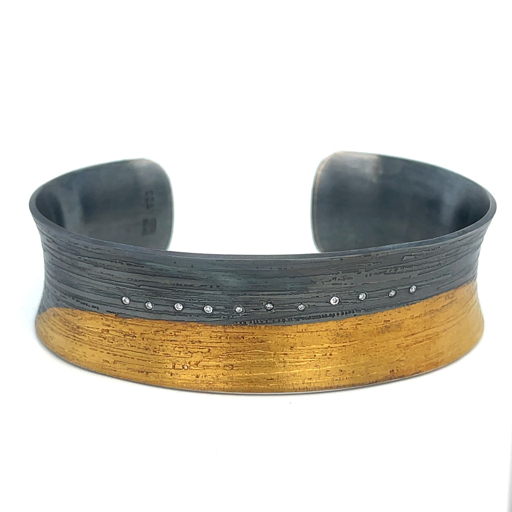 Keum Boo Diamond Cuff – Dana Reed Designs