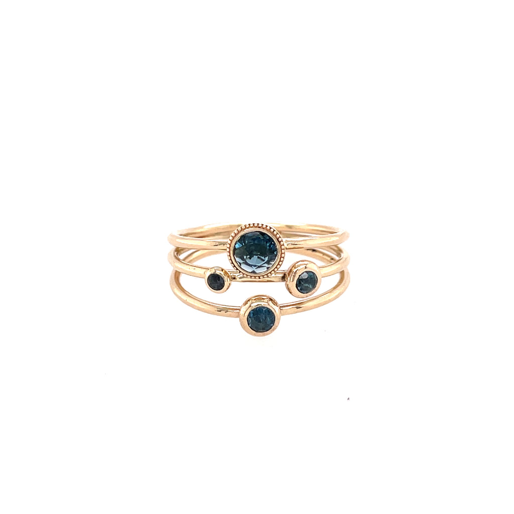 Stacked London Blue Topaz – Dana Reed Designs
